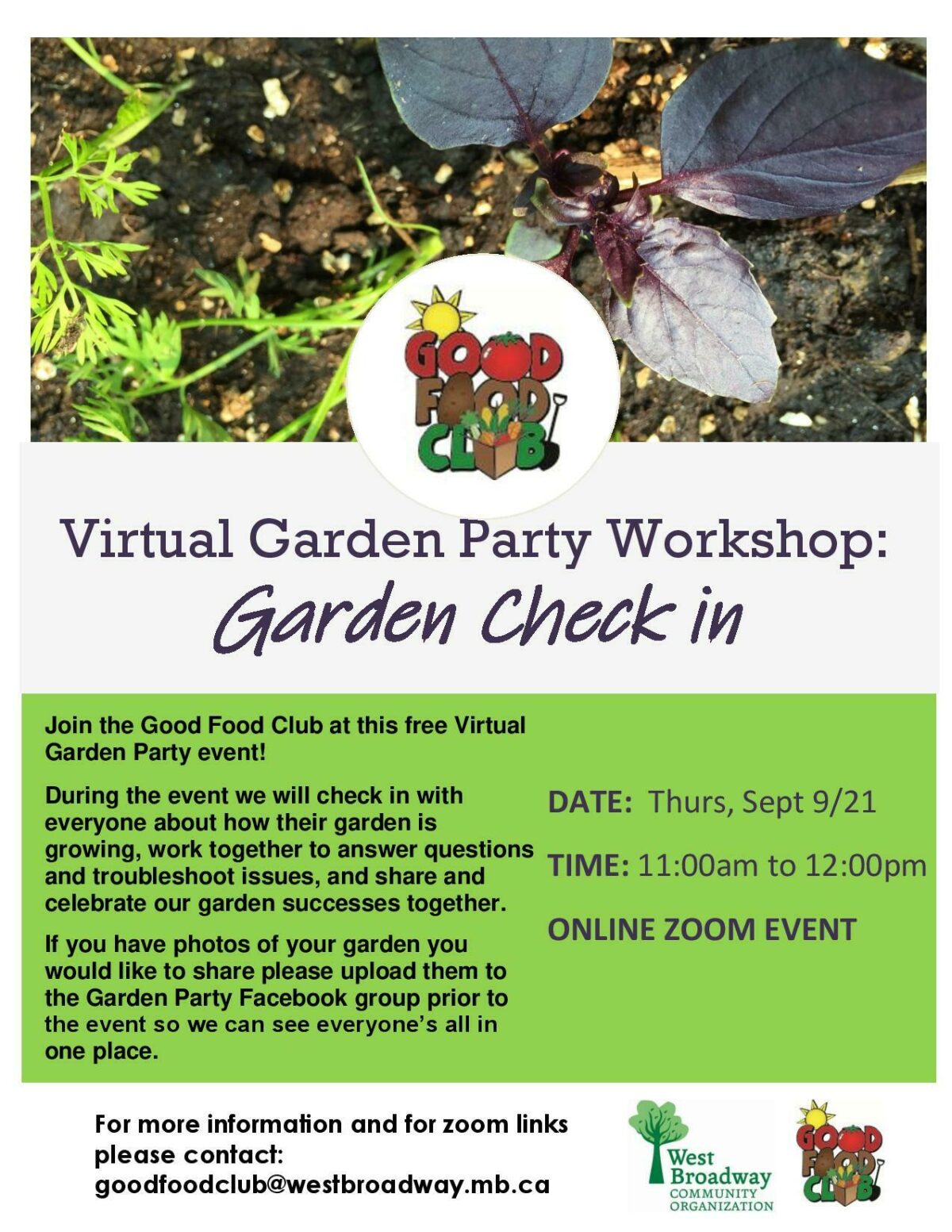 GFC Virtual Garden Party: September Garden Check in – West Broadway ...