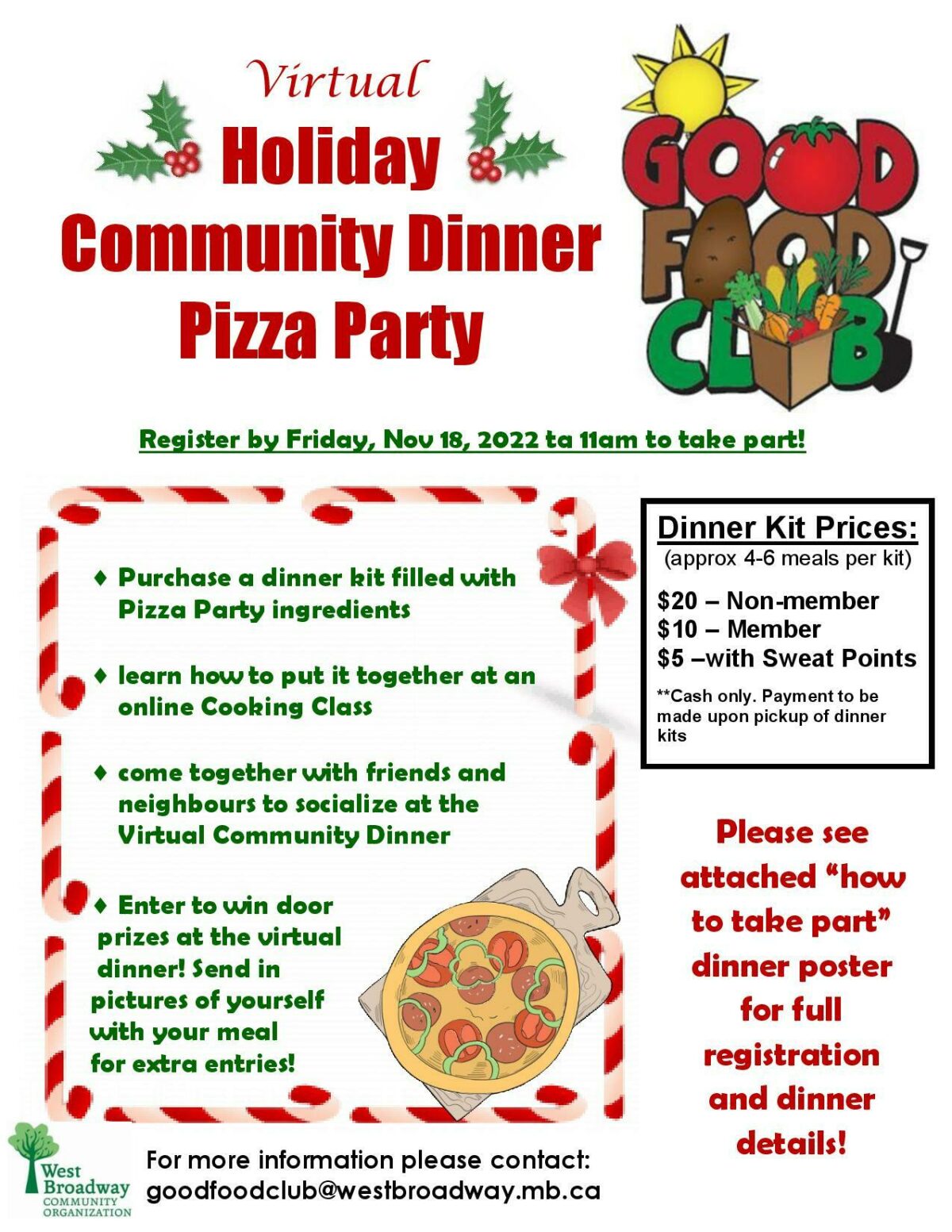 Good Food Club's Holiday Community Dinner 2022 – West Broadway ...