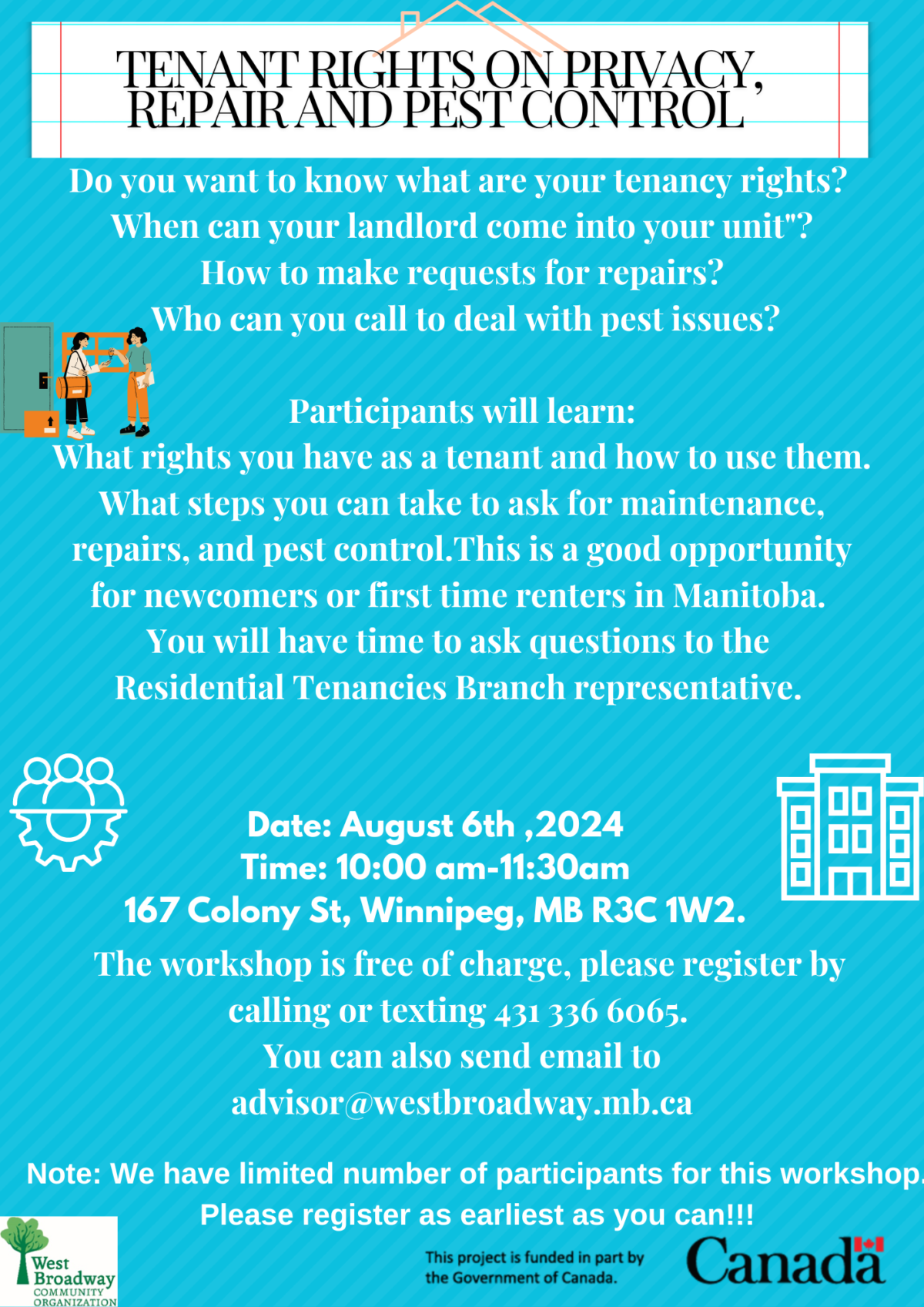 Tenants Rights - Privacy, Repair and Pest Control August 6, 2024 – West ...