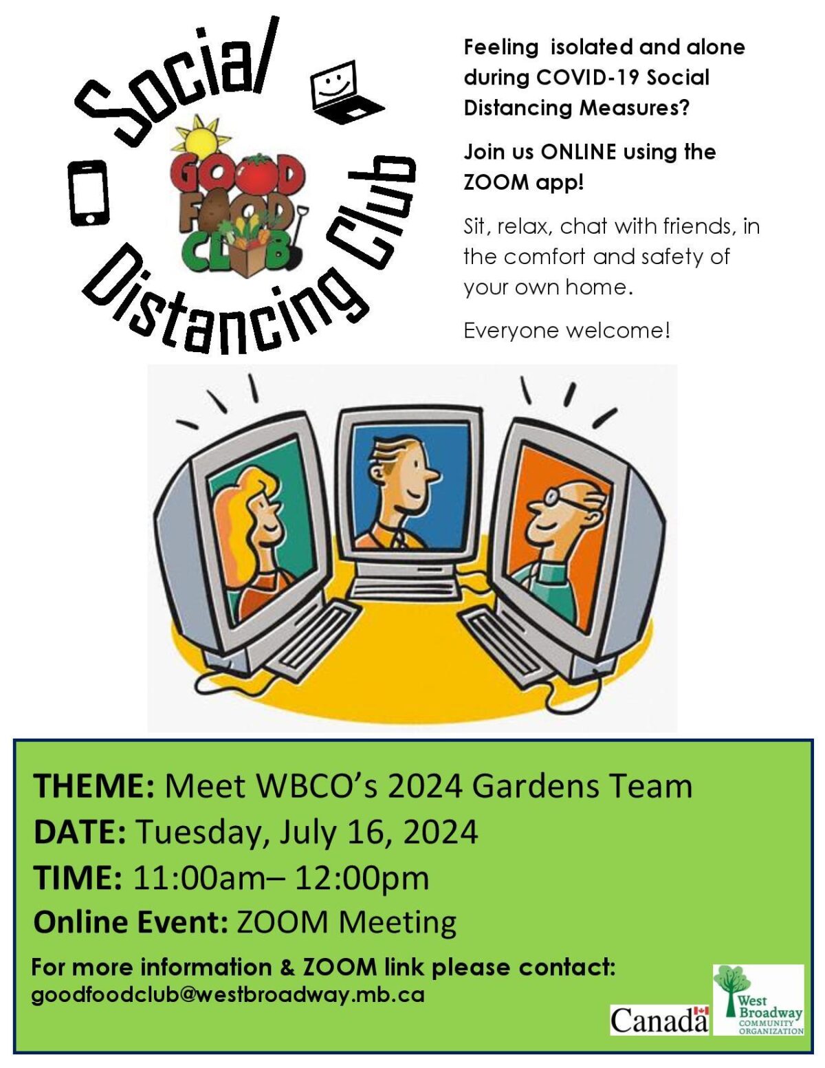 Social Distancing Club: Meet the WBCO Gardens Team 2024 – West Broadway ...