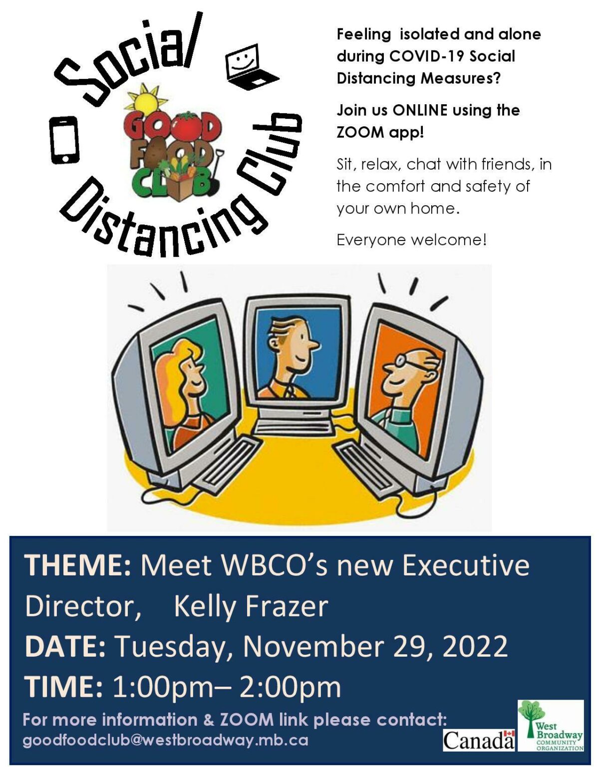 Social Distancing Club: Meet and Greet with WBCO's new Executive ...