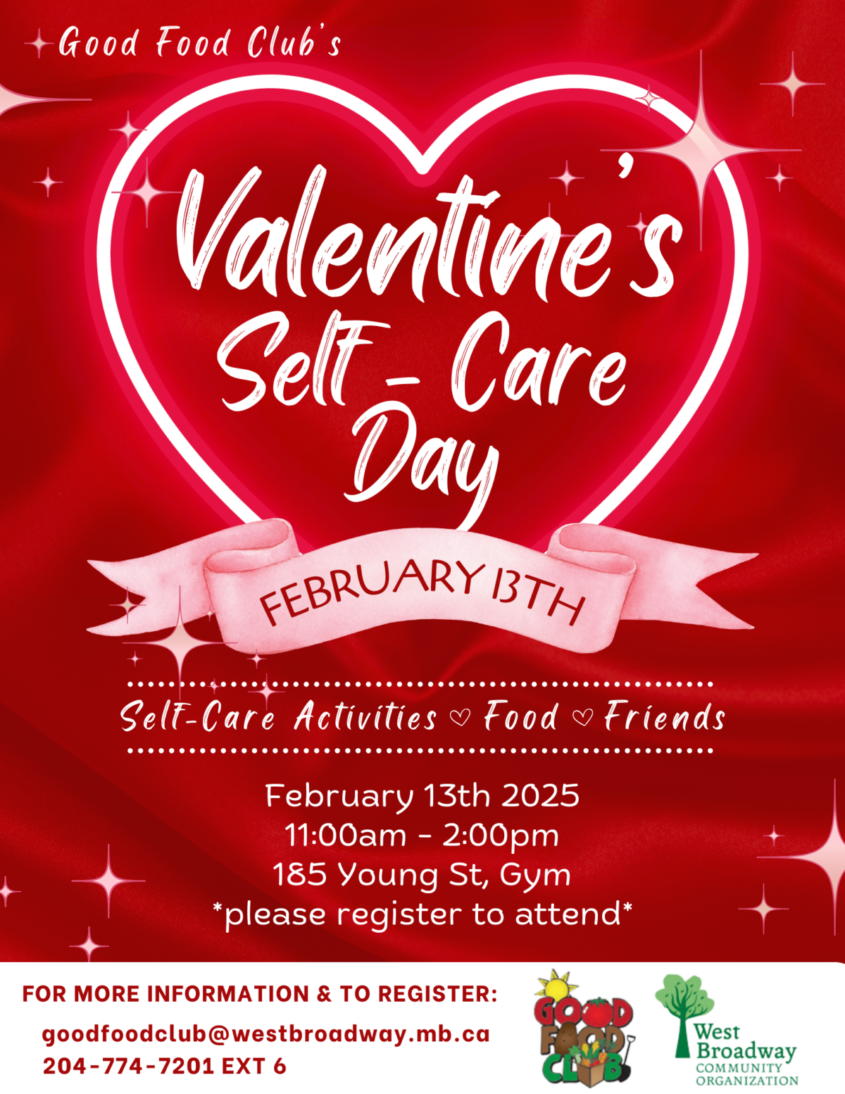 Valentine's Day Self-Care Event 2024 – West Broadway Community Organization